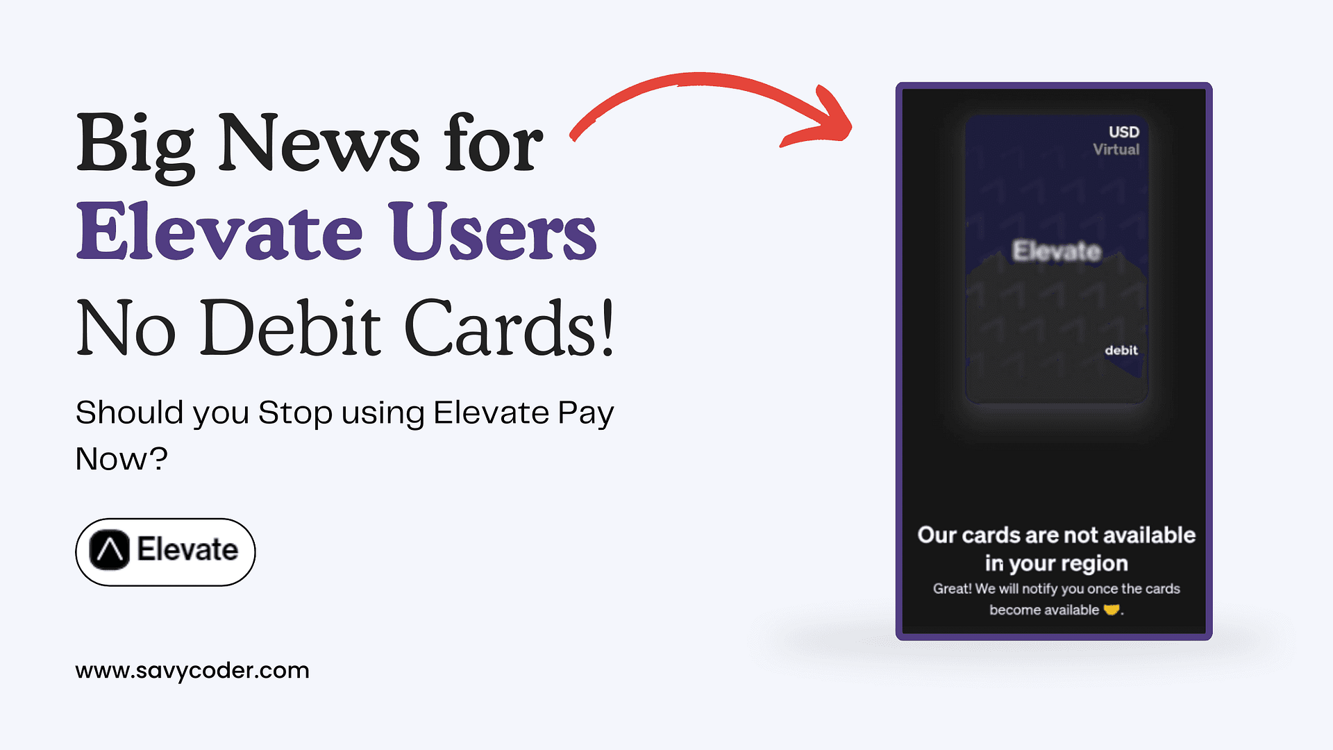 Cards No Longer Available for Elevate Pay Users! What Now?
